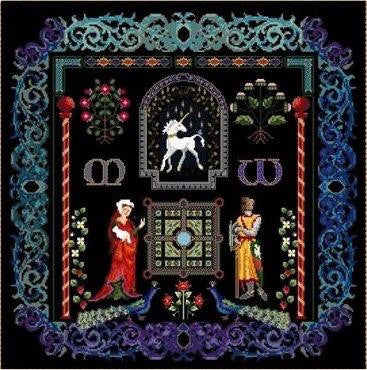 Illuminated Medieval Sampler (CHAT 059) – European Crosstitch Co
